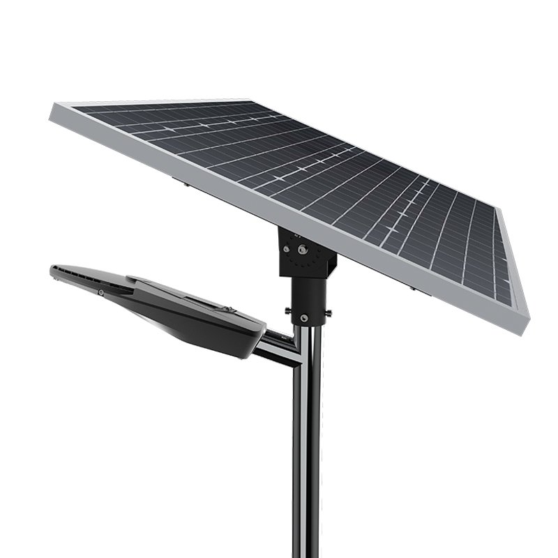 All in two 100w Solar LED Street Light System LiFeo4 Battery ...